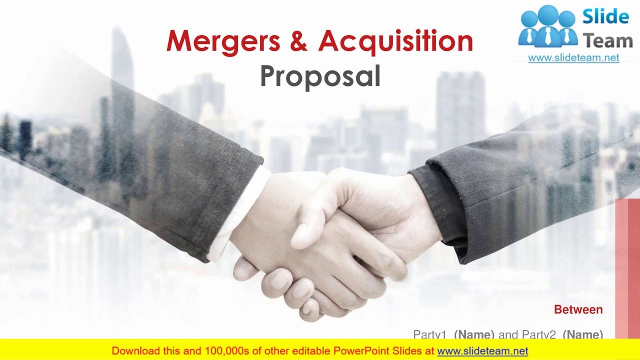 Mergers And Acquisition Proposal PowerPoint Presentation Slides