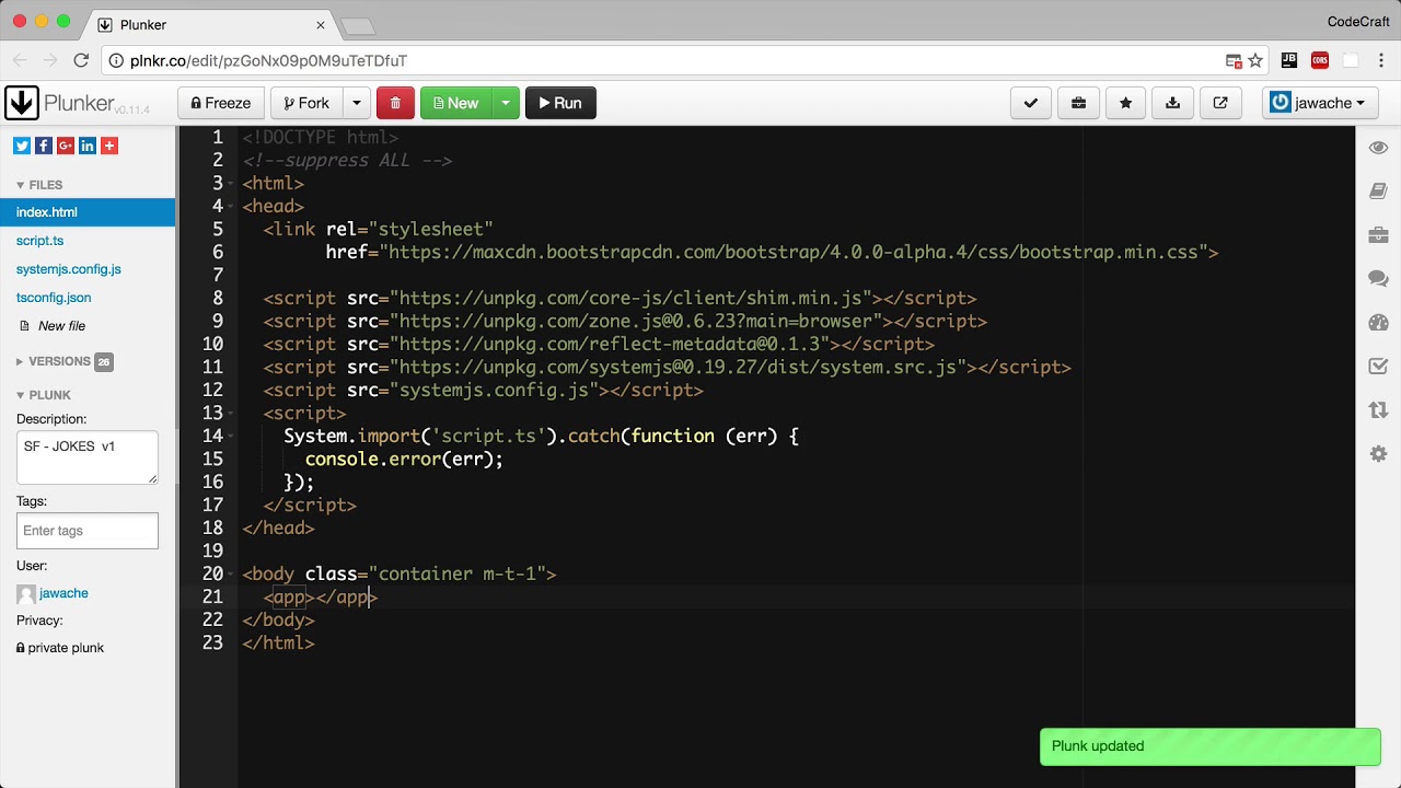 EP 1.8 - Angular / Quickstart / Nesting Components & Inputs