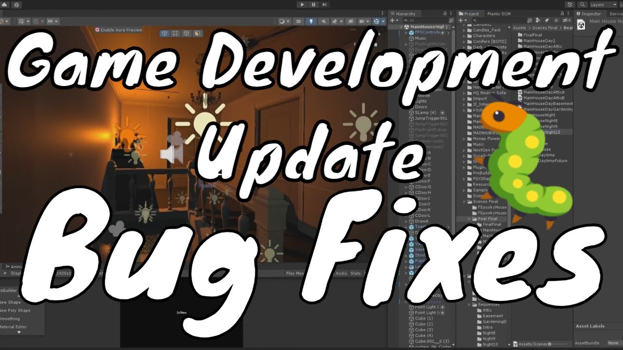 BUG FIXES Game Development Update in Unity