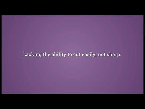 dull meaning in English