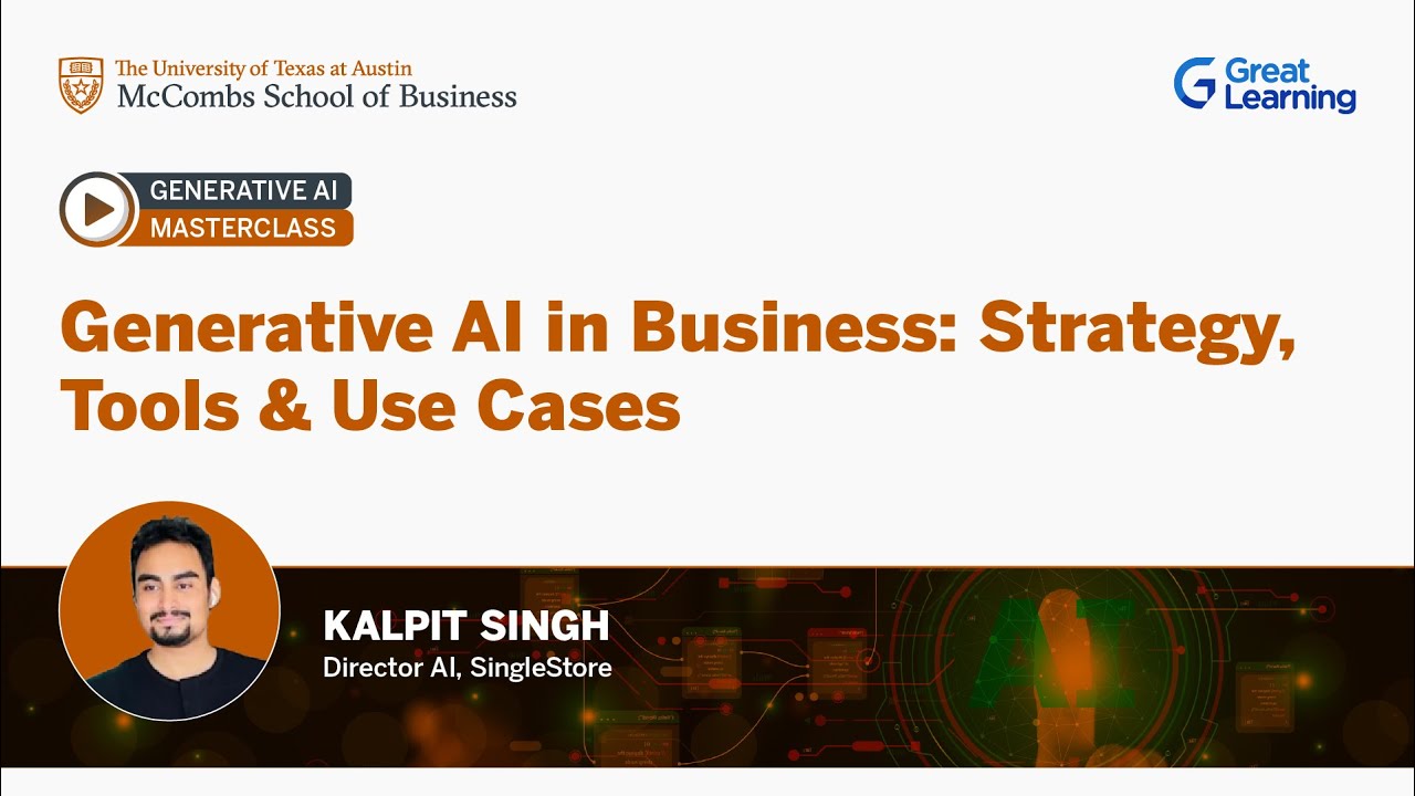 Generative AI in Business: Strategy, Tools & Use Cases