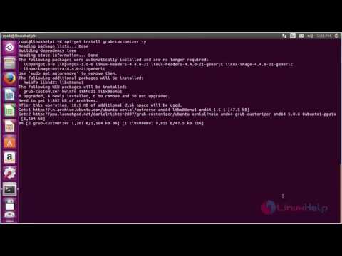 How To Install Grub Customizer On Ubuntu 16.04