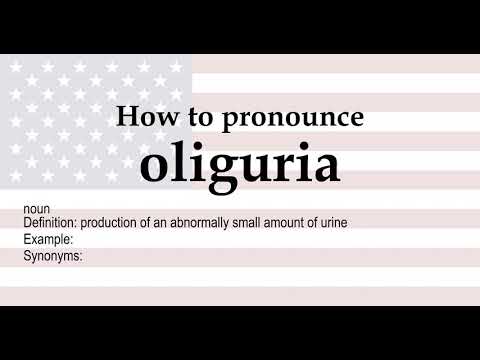 oliguria