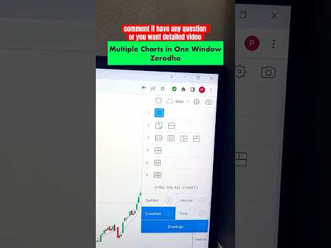 Multiple Charts in Zerodha Kite #shorts #zerodha #ytshorts #trading