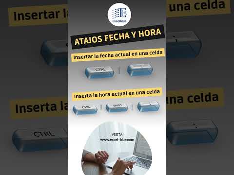 Atajos Fecha y Hora en Excel #shorts #excel #ecuador #mexico #peru #colombia #excelblue