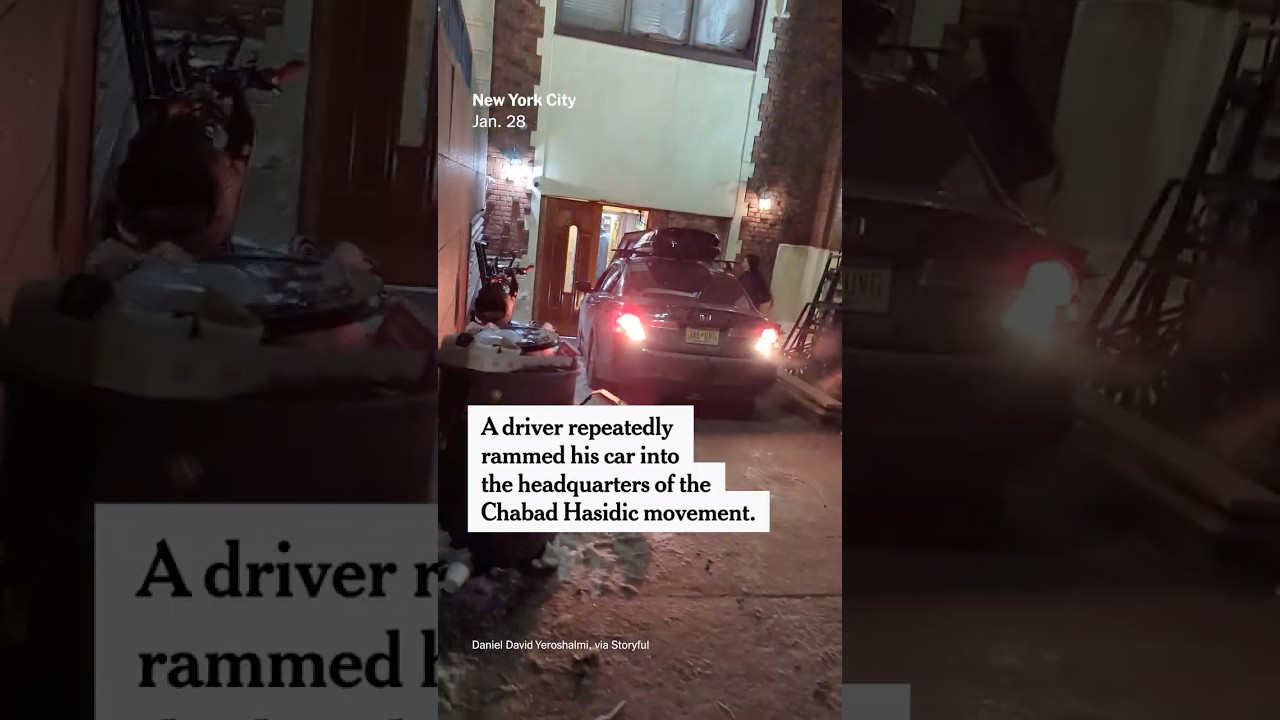 Driver Rams Chabad Headquarters; NYPD Investigates as Hate Crime