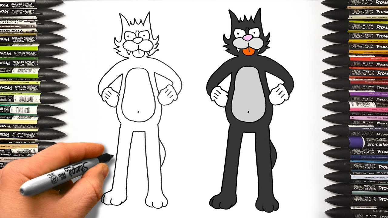 Drawing Scratchy: Fortnite | The Simpsons