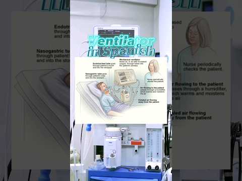VENTILATOR in SPANISH | Work Vocabulary - Medical Interpreter Training