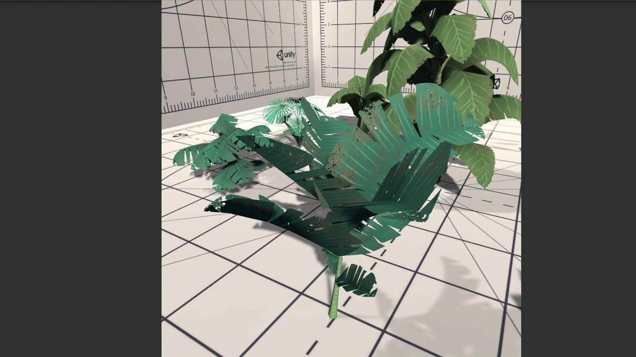 Foliage shader based wilting effect