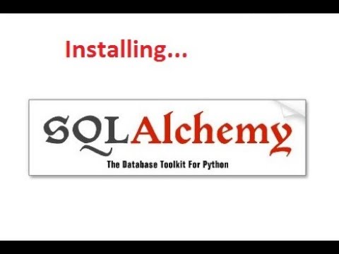 How To Install SQLAlchemy Python Library