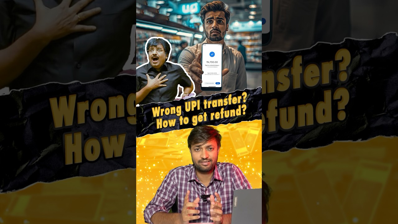Wrong UPI transfer?🚫 How to get that money back - Explained! ✅ #upi #upitransaction #gpay #phonepe
