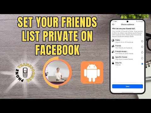 How To Set Your Friends List Private On Facebook - Quick Tutorial (2025)