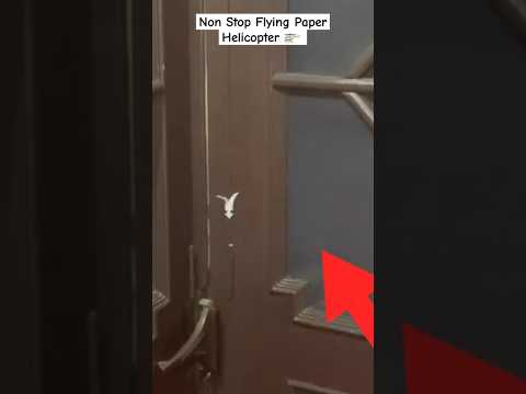 Non stop udhne wala helicopter???? #diy #craft #paperhelicopter #drawingwithsahil #shorts