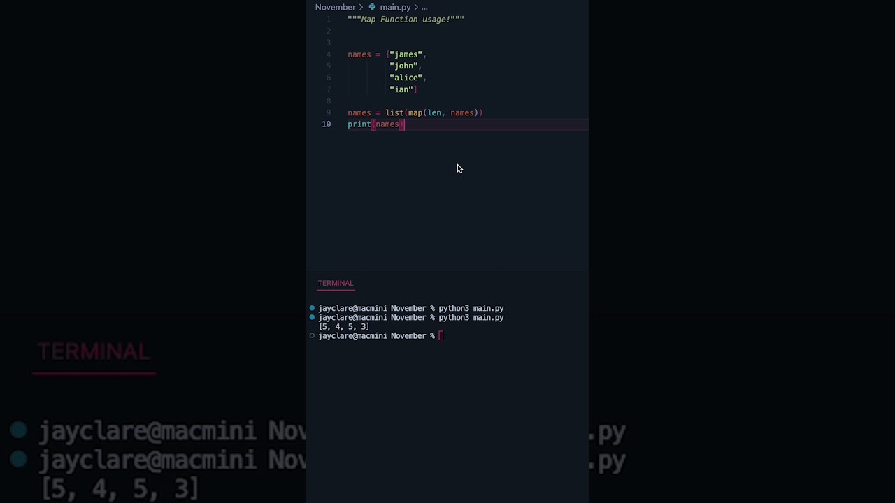Python 3 | Master the Map Function!#coding #programming #python