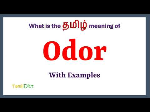 Odor Meaning in Tamil | Odor in Tamil | Odor in Tamil Dictionary |