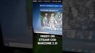 #shorts FREE!!! ON STEAM! COD WARZONE 2.0!