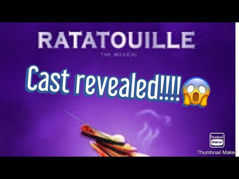 Ratatouille musical cast revealed!!!!!!
