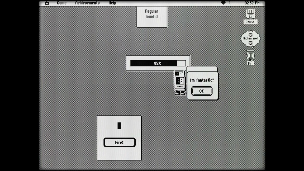 Progressbar95 bloopers: bin gets a nightmare