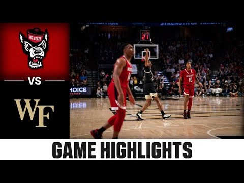 NC State vs. Wake Forest Men's Basketball Highlights (2022-23)