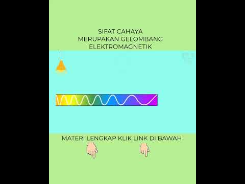 PENGERTIAN SIFAT CAHAYA MERUPAKAN GELOMBANG ELEKTROMAGNETIK