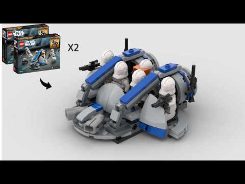 LEGO Star Wars 332nd Division Patrol Speeder - Alternate Build of 2 x 75359 Ahsoka's Battle Pack