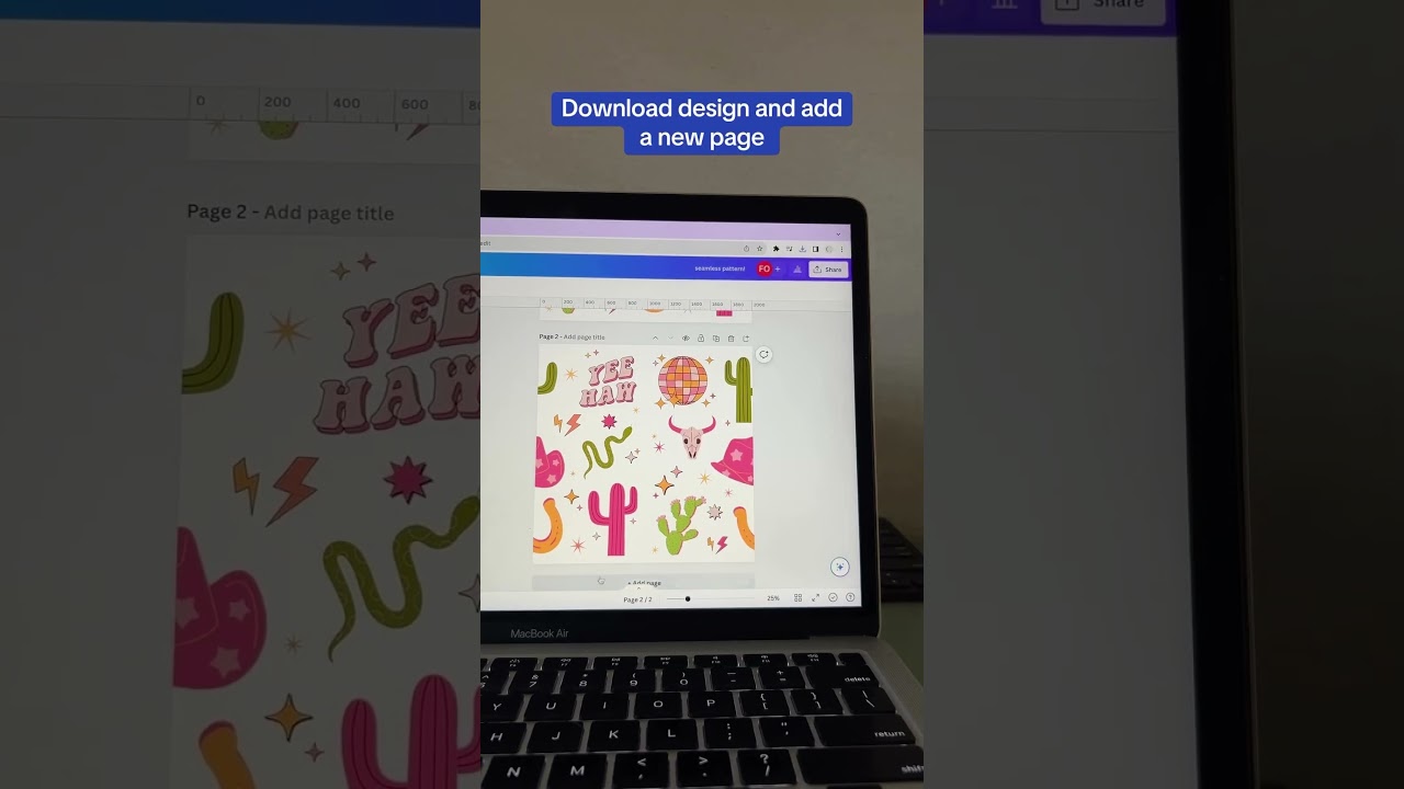 How to Make a Seamless Pattern in Canva