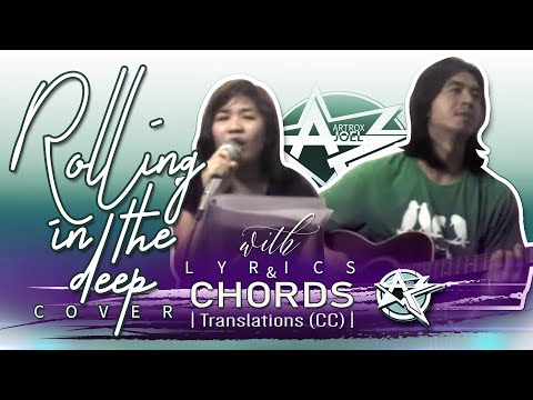 Rolling in the Deep Lyrics and Chords 🎶 Tagalog Version, (CC)✨