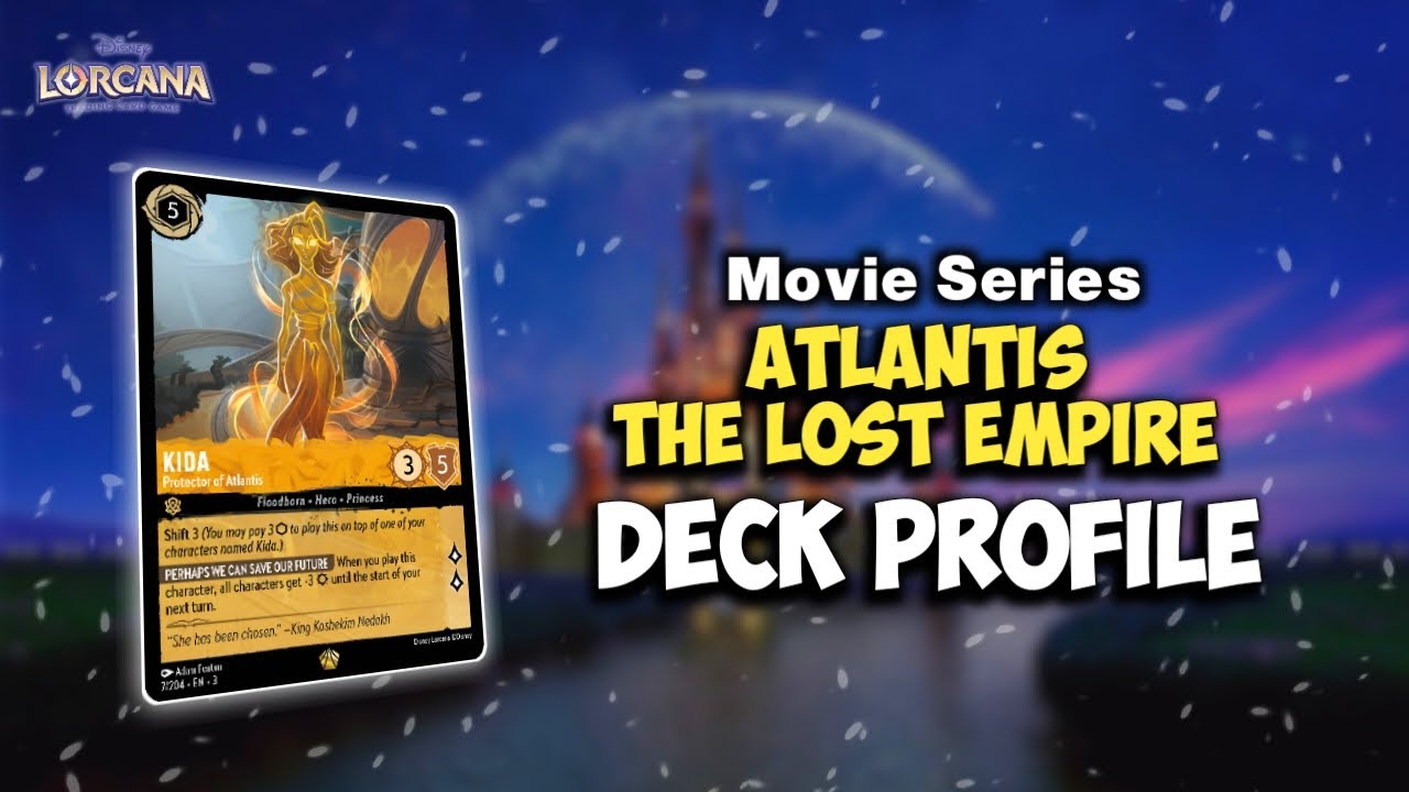 Disney's Lorcana | Atlantis Deck Profile | Movie Series