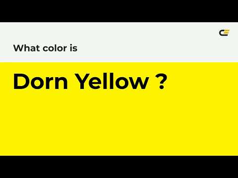 What color is Dorn Yellow ? #fff200 hex color - Yellow color - Warm color fff200