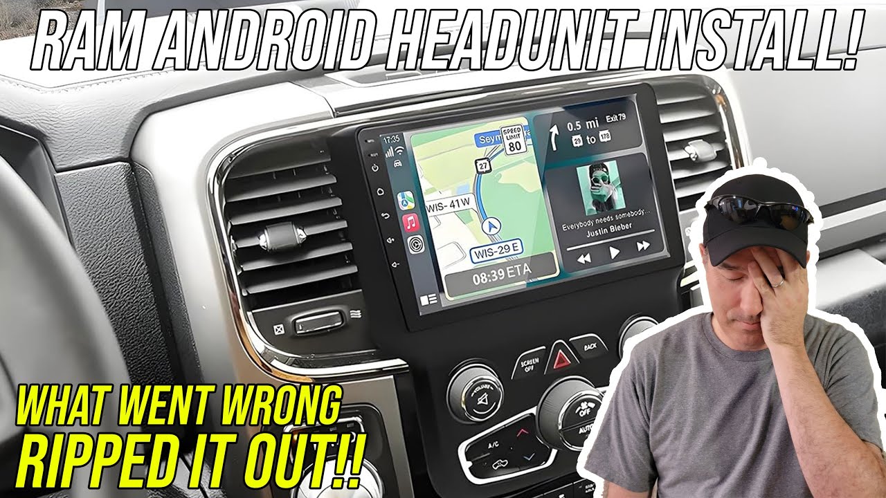 RAM Android Headunit Install - Watch before you upgrade!  Android Auto/Apple Car Play