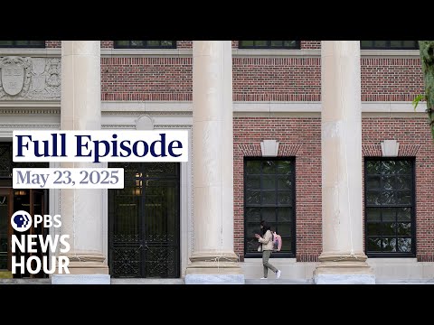 PBS News Hour West live episode, May 23, 2025