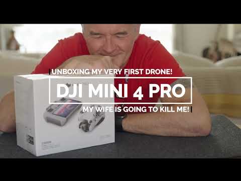 My First Drone! DJI Mini 4 Pro Fly More Combo Unboxing & First Impressions
