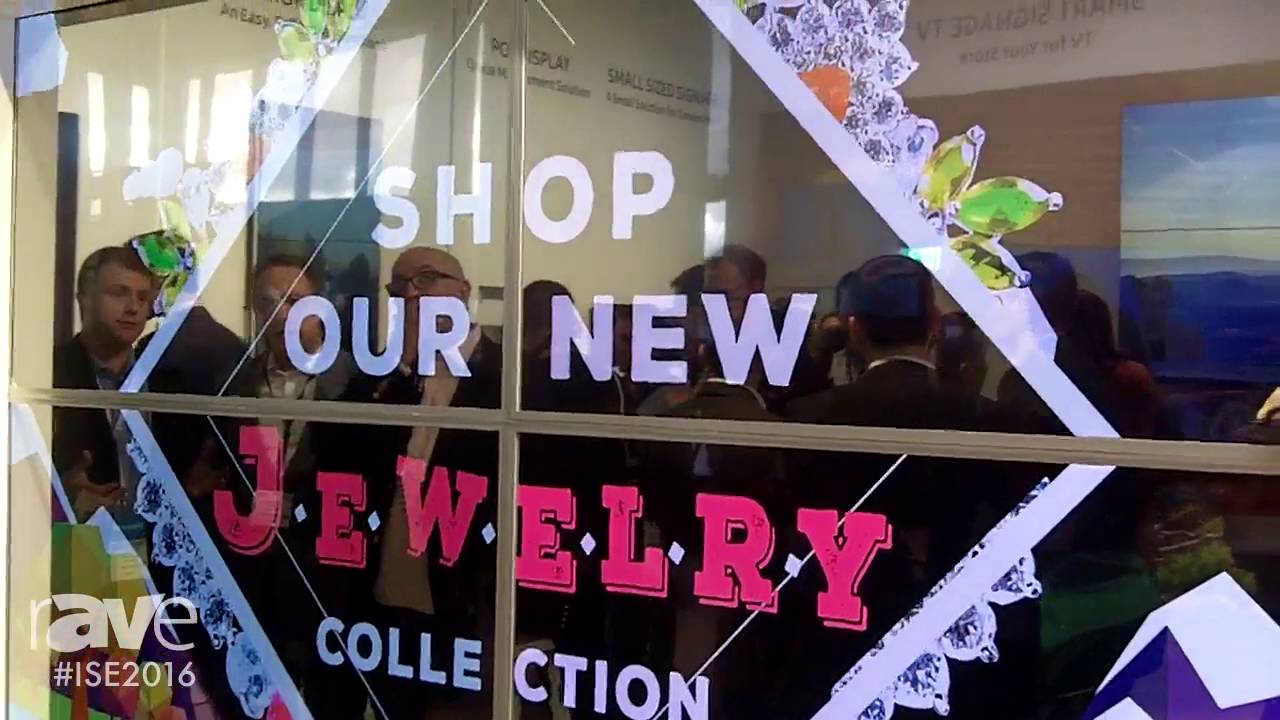 ISE 2016: Samsung Shows Their Transparent OLED Video Wall with Cutting-Edge See Through Technology