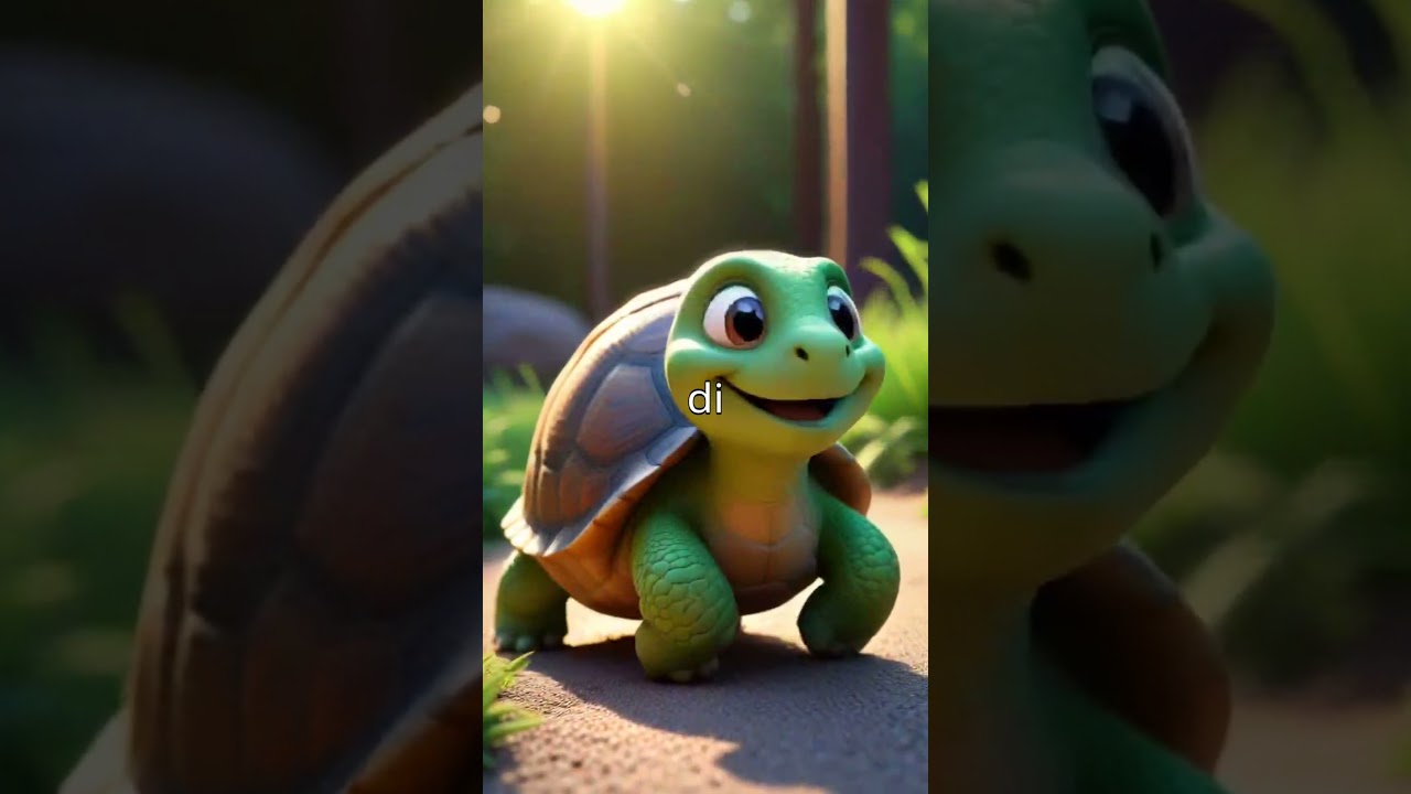 Lomba lari antara kancil dan kura-kura #lari #cerita #dongeng