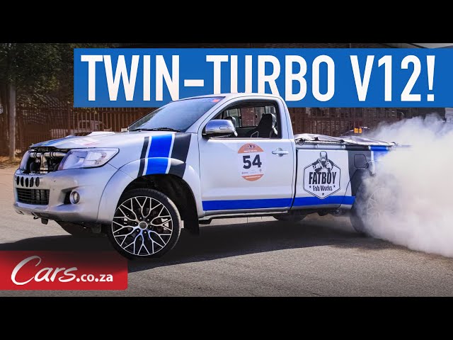 Bonkers Fatboy V12 Hilux Unleashed