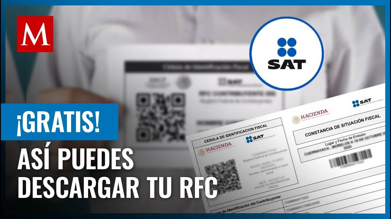 SAT: Así puedes obtener tu RFC por primera vez