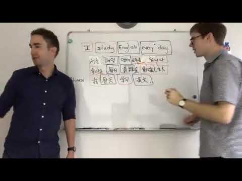 English and other languages Word Order