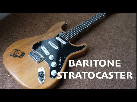 Warmoth Baritone Stratocaster Hardtail 28-5/8" 6 Way Varitone | Reverb