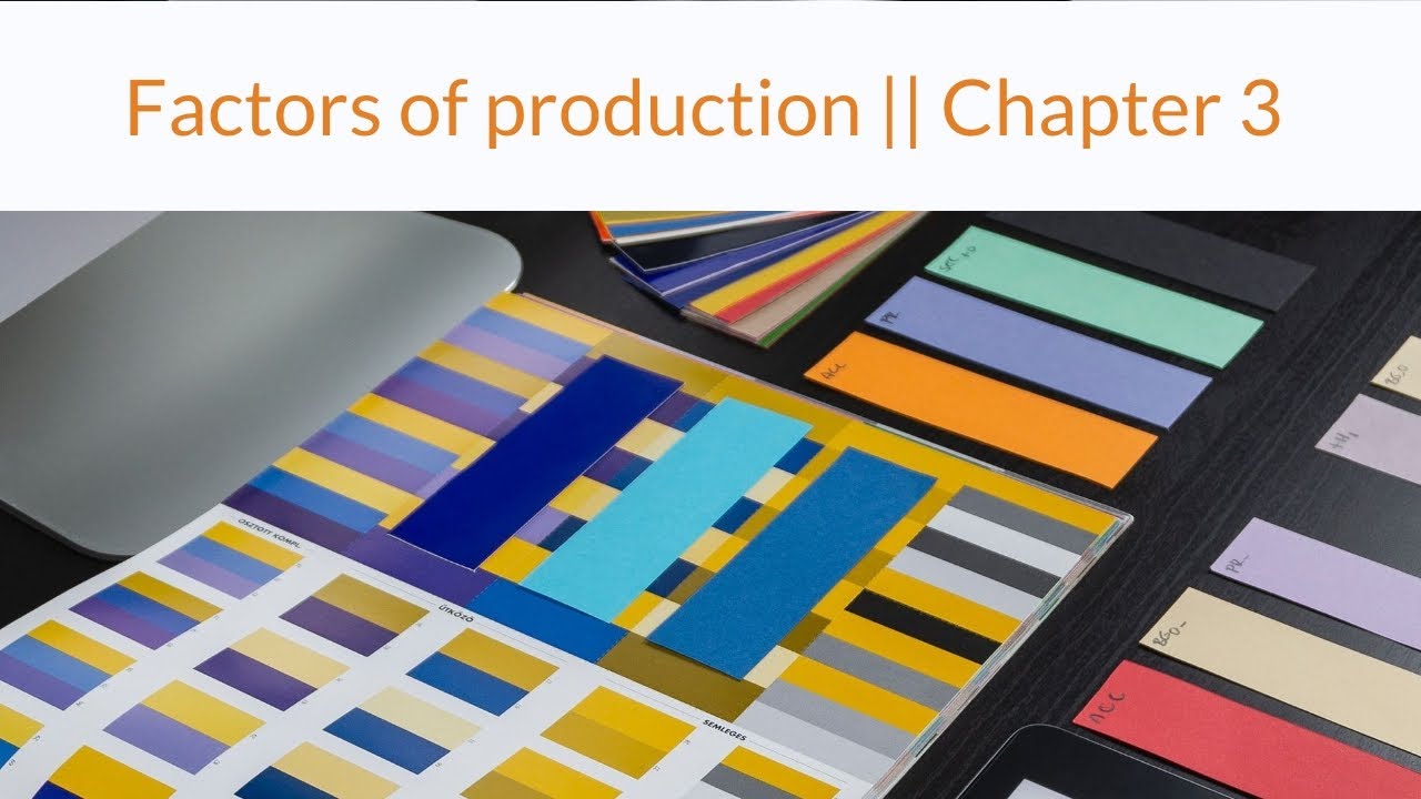 Factors of production || CXC chapter 3 Economics