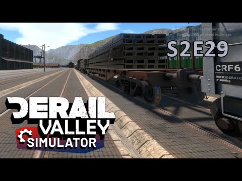 2000 Tons Of Steel Goods To The Harbor - VR Derail Valley B99 - Realistic Career - S2E29