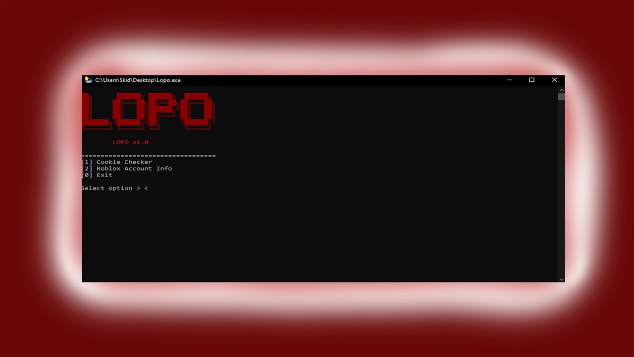 Roblox Cookie/User Checker LOPO