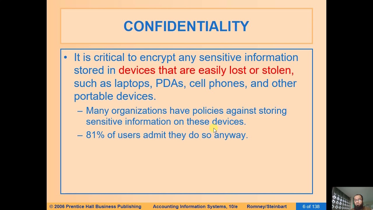4 Information System Reliability   Confidentiality Controls