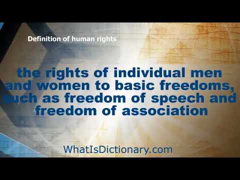 What Is human rights Define human rights Definition & Meaning WhatIsDictionary com