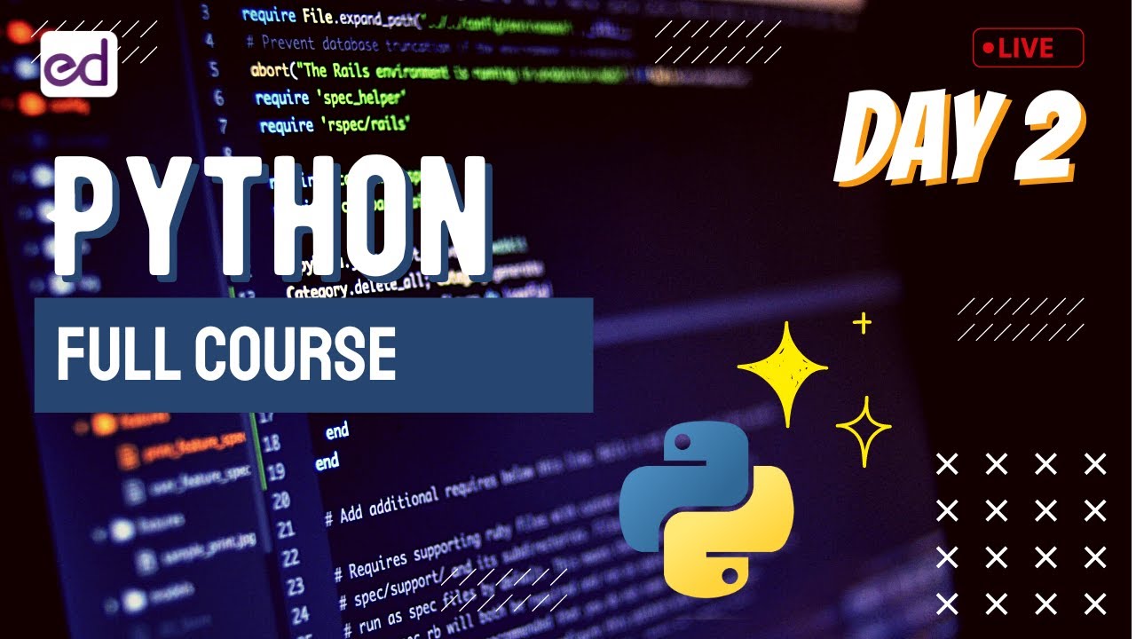 Day 2: Advanced Python Programming Tutorial | Python Full Course 2024 | Learn Python from Scratch