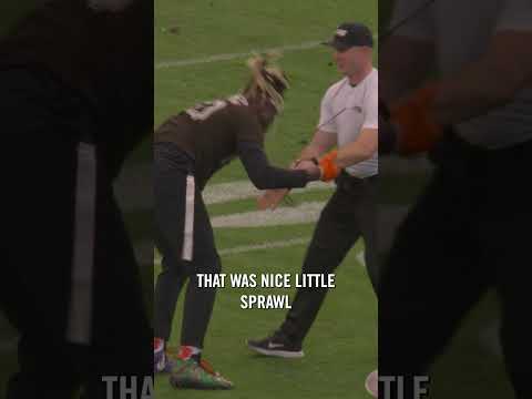 *Puts ref in a headlock* | David Njoku Pro Bowl Mic'd Up