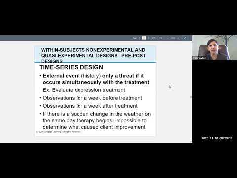 Research Methods Chapter 7 (Non-experimental & Quasi Experimental Designs) Lecture Part 2
