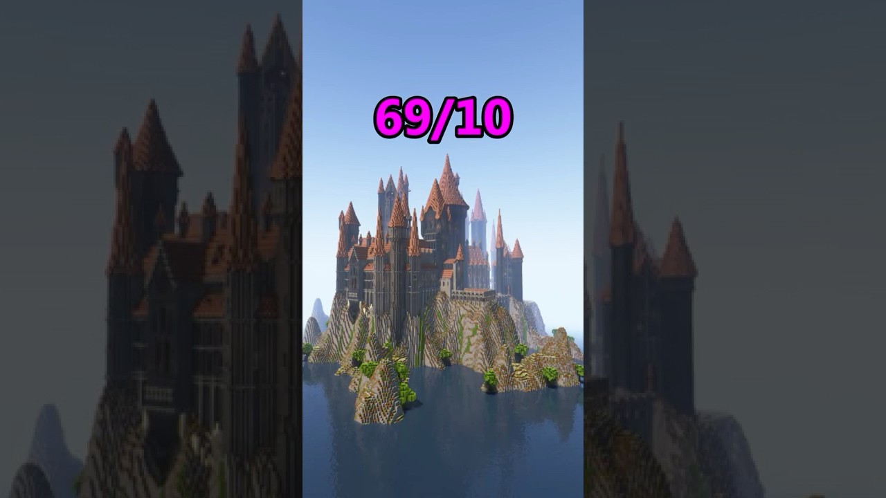 Which Minecraft Building looks the best? 🤔 #Shorts