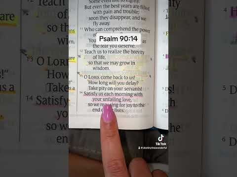 Psalm 90:14