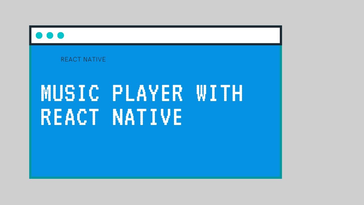 #1 Music Player With React native