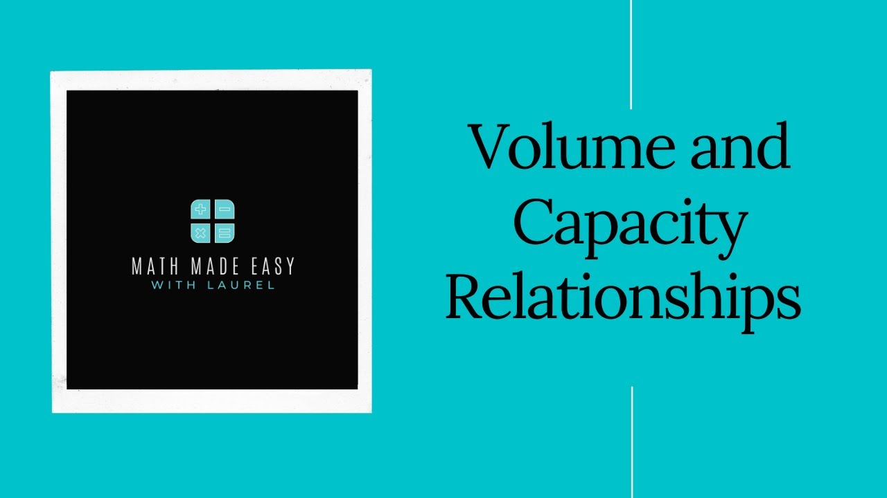 Trades Math - Volume and Capacity Interrelationships